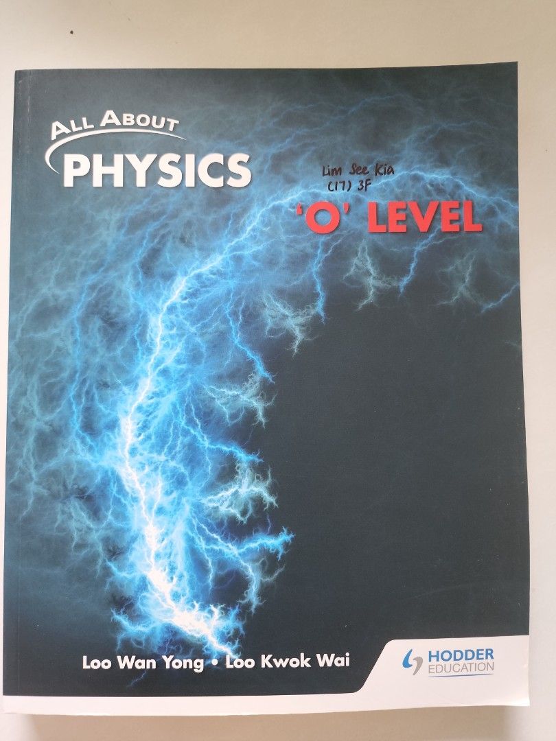 O Level Physics Textbook, Hobbies & Toys, Books & Magazines, Textbooks ...