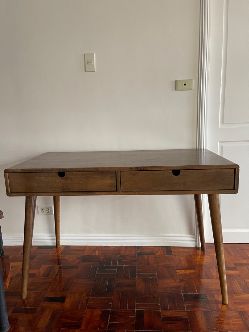Mid Century Office Table, Furniture & Home Living, Office Furniture ...
