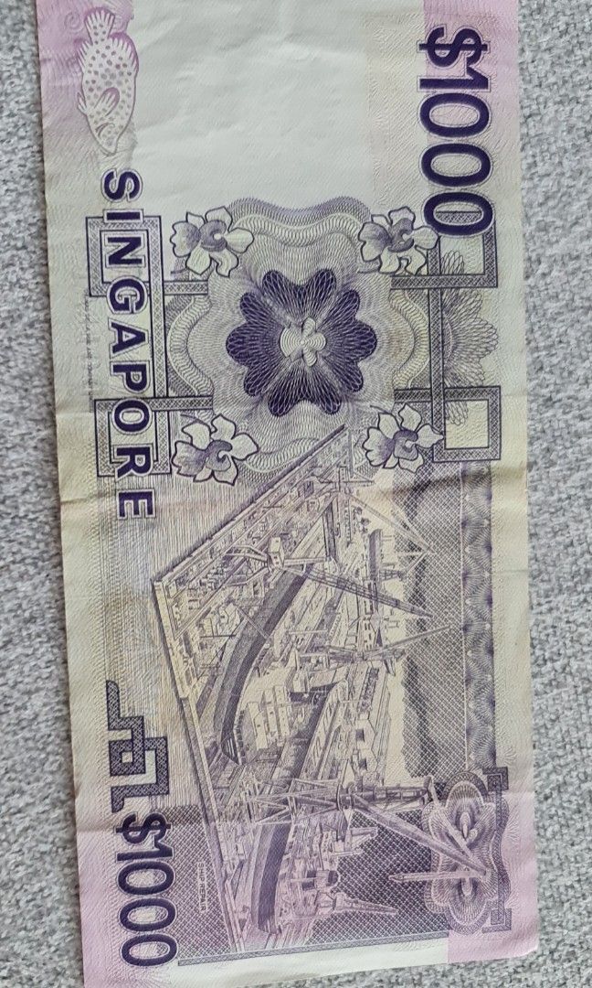 Old $1,000 Singapore Note Ship Series, Hobbies & Toys, Memorabilia ...