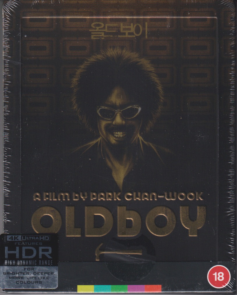 Oldboy Limited Edition Steelbook 4K (4K Region free, bluray Region B ...