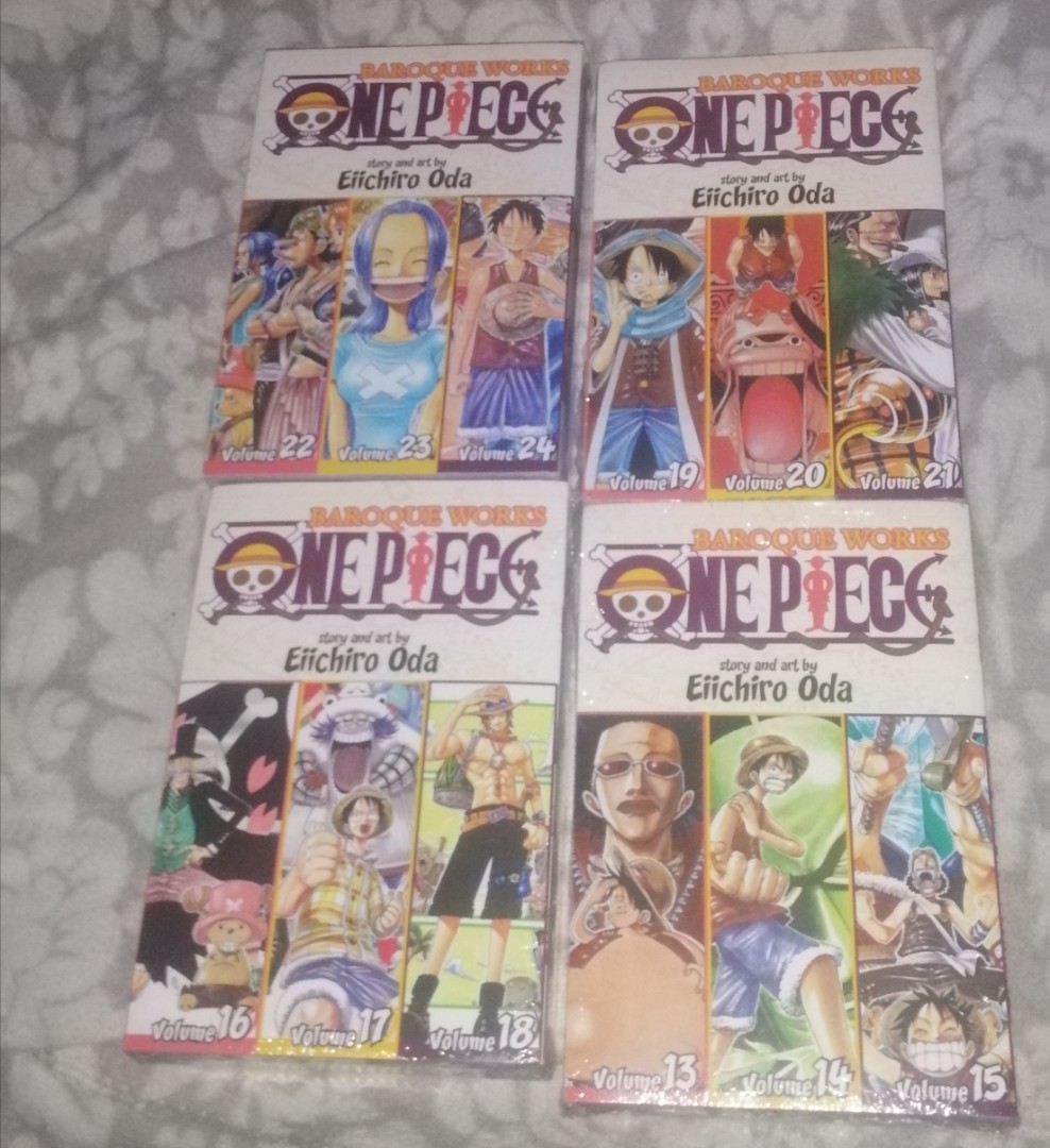 One piece omnibus 5-8(Vol.13-24)(Baroque work arc), Hobbies & Toys ...