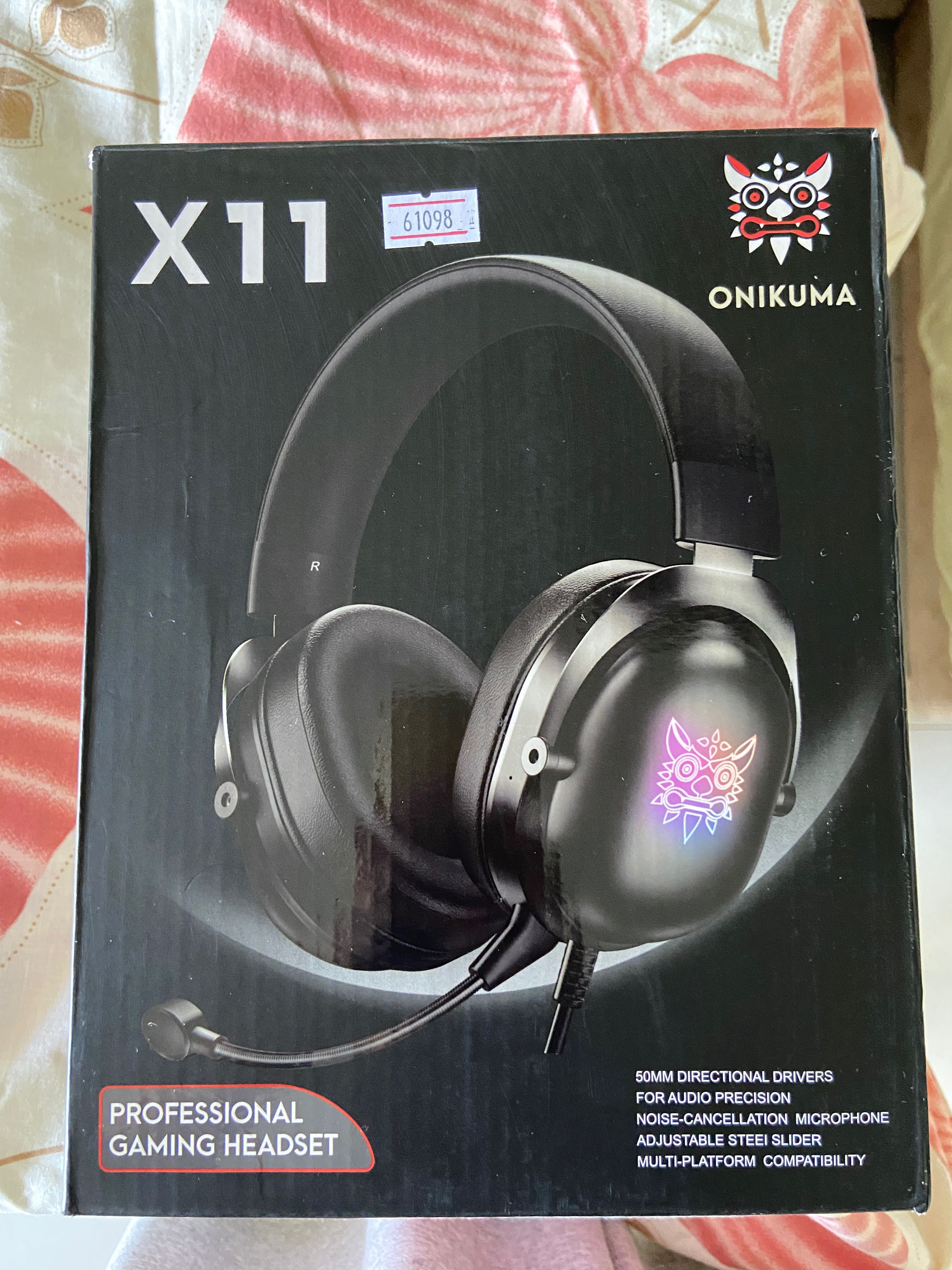 Onikuma Cat Ear Headset, Audio, Headphones & Headsets on Carousell