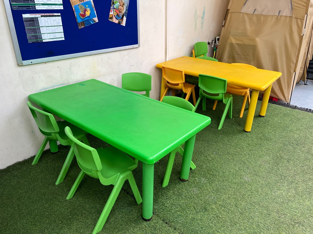 Out/indoor kids tables and chairs, Furniture & Home Living, Furniture ...