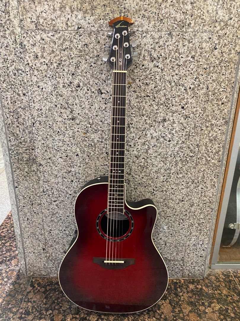 Ovation Model:2771 LX Standard Balladeer LX Acoustic Electric Guitar ...