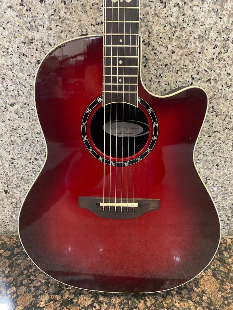 Ovation Model:2771 LX Standard Balladeer LX Acoustic Electric Guitar ...