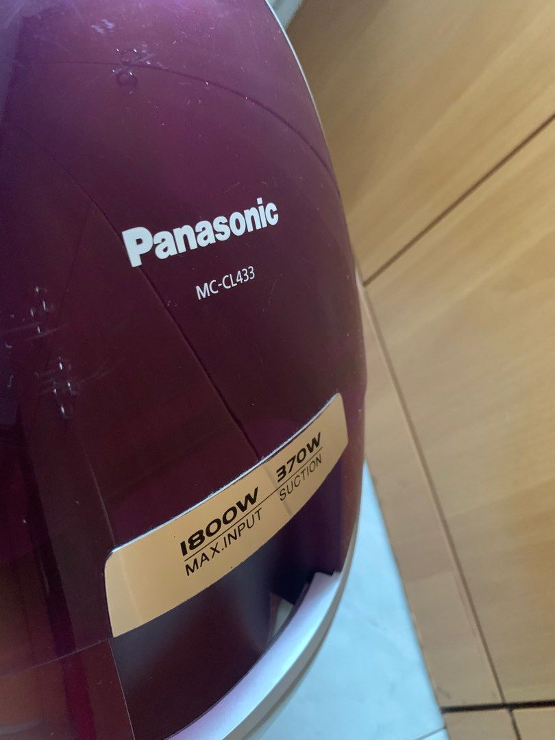 Panasonic Bagless Vacuum MC-CL433, TV & Home Appliances, Vacuum Cleaner ...