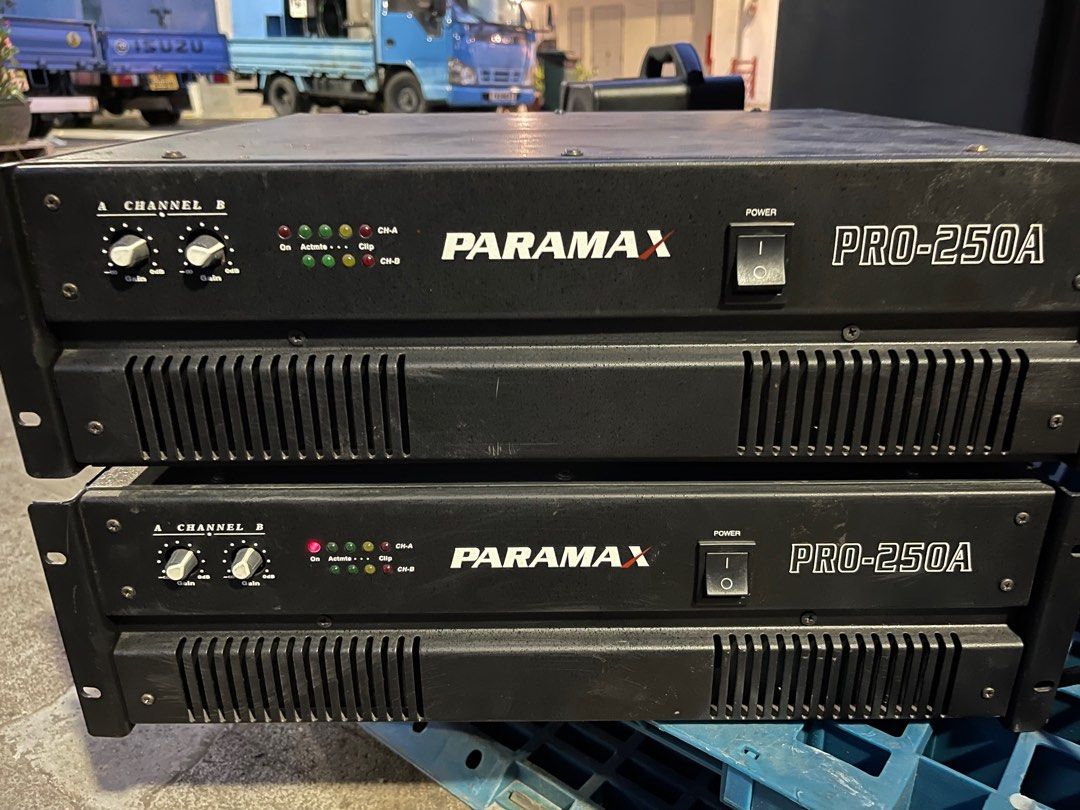 PARAMAX pro-250A amplifier, Audio, Soundbars, Speakers & Amplifiers on ...