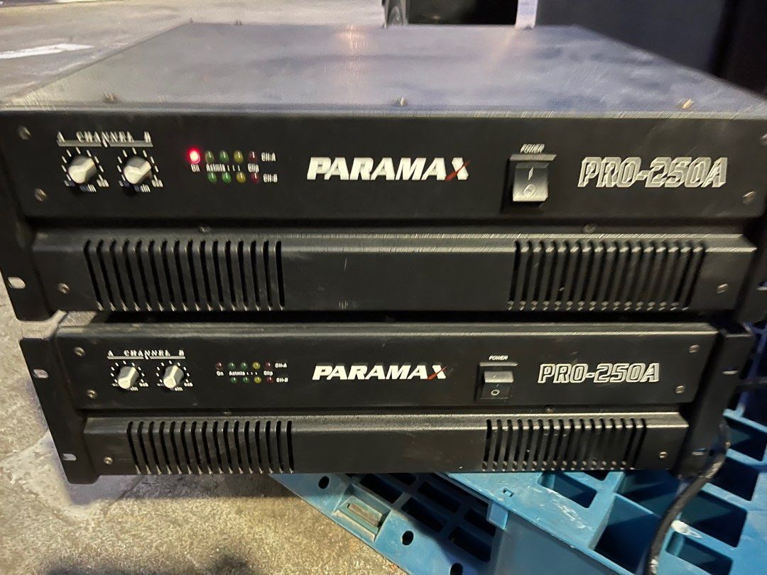 PARAMAX pro-250A amplifier, Audio, Soundbars, Speakers & Amplifiers on ...