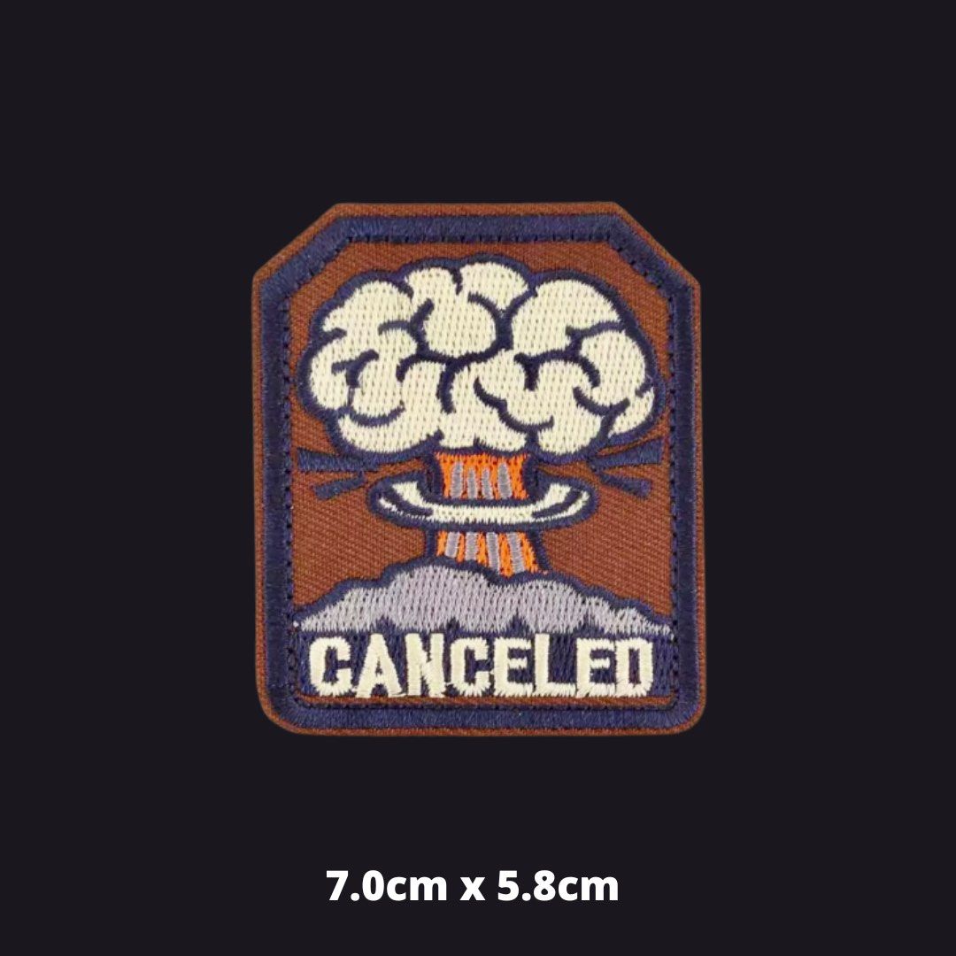 (Patch) Canceled Atomic Bomb War Aesthetics Iron On, Hobbies & Toys ...