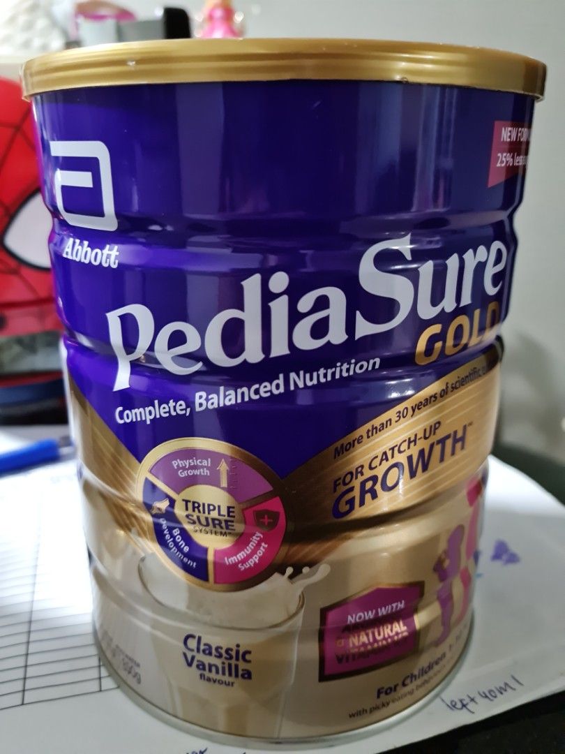 PediaSure TripleSure Gold Vanilla Year 1-10, Babies & Kids, Nursing ...