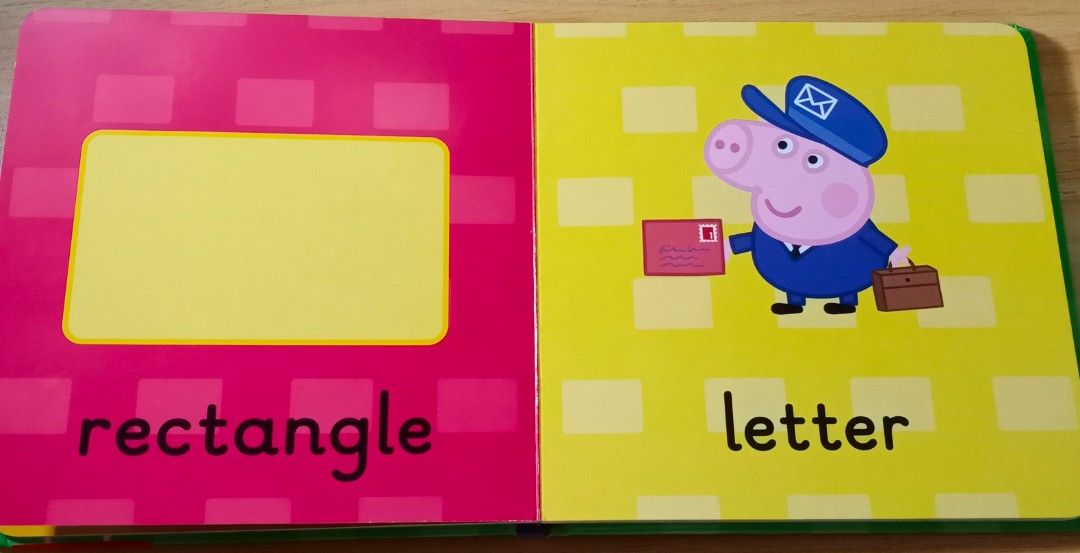 Peppa Pig Shapes Boardbook, Hobbies & Toys, Books & Magazines, Children ...