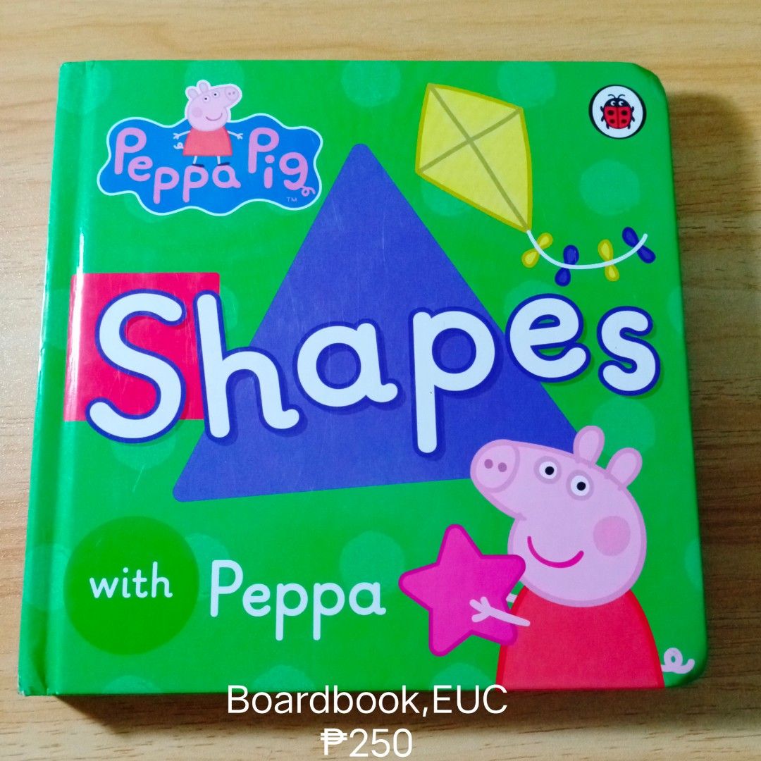 Peppa Pig Shapes Boardbook, Hobbies & Toys, Books & Magazines, Children ...