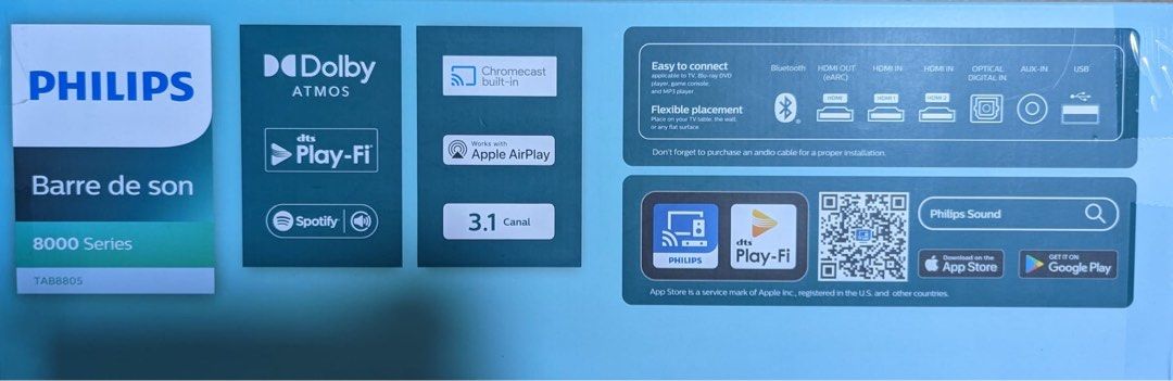 Philips Soundbar TAB8805, Audio, Soundbars, Speakers & Amplifiers on ...