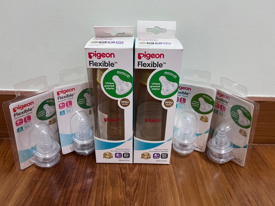 Pigeon bottles, Babies & Kids, Nursing & Feeding, Breastfeeding ...