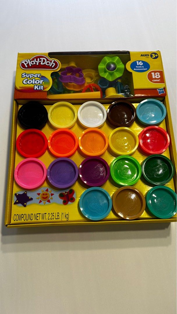 Play-Doh Super Color Kit, Hobbies & Toys, Stationery & Craft, Craft ...