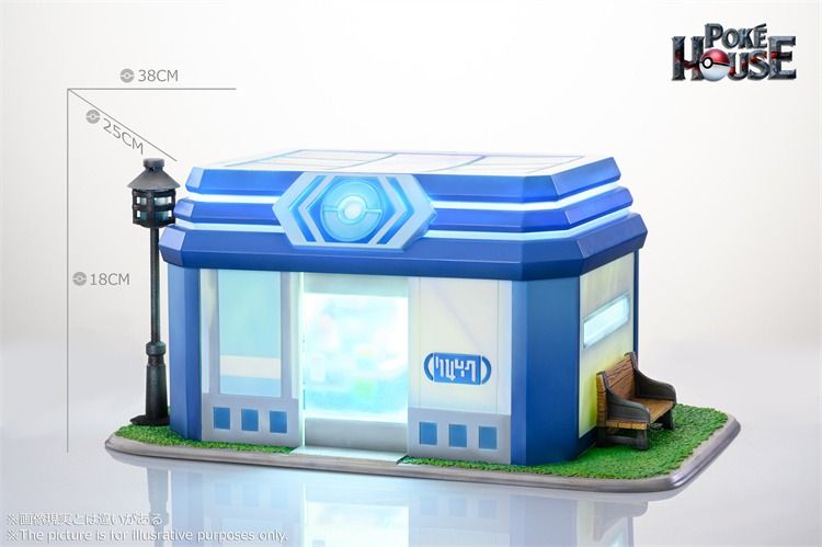 [PO] POKE HOUSE Studio - Pokemon 1/20 Scale World Zukan Poké Mart with ...