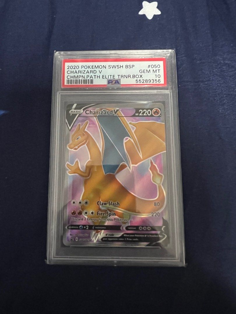 Pokemon PSA 10 charizard V, Hobbies & Toys, Memorabilia & Collectibles ...