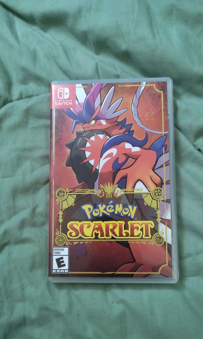 Pokemon Scarlet and Limited Scarlet Steel Box, Video Gaming, Video ...