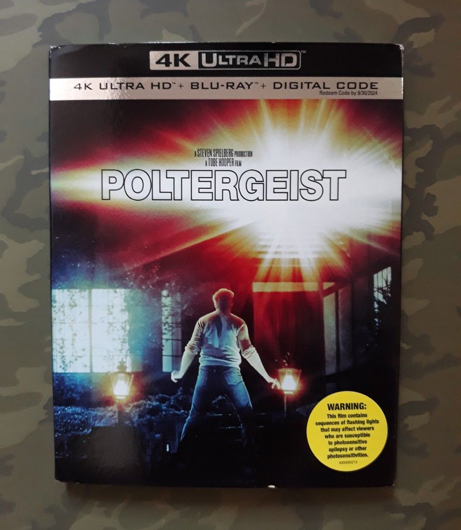 Poltergeist 4k Ultra HD + blu ray., Hobbies & Toys, Music & Media, CDs & DVDs on Carousell