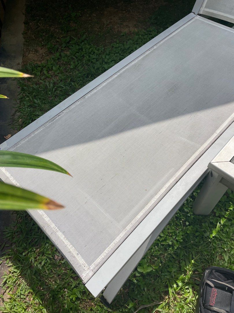 Pool side lounges plus table, Furniture & Home Living, Outdoor Furniture on Carousell