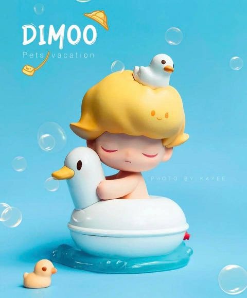 Popmart Dimoo Pets Vacation - Duck Captain, Hobbies & Toys, Toys ...