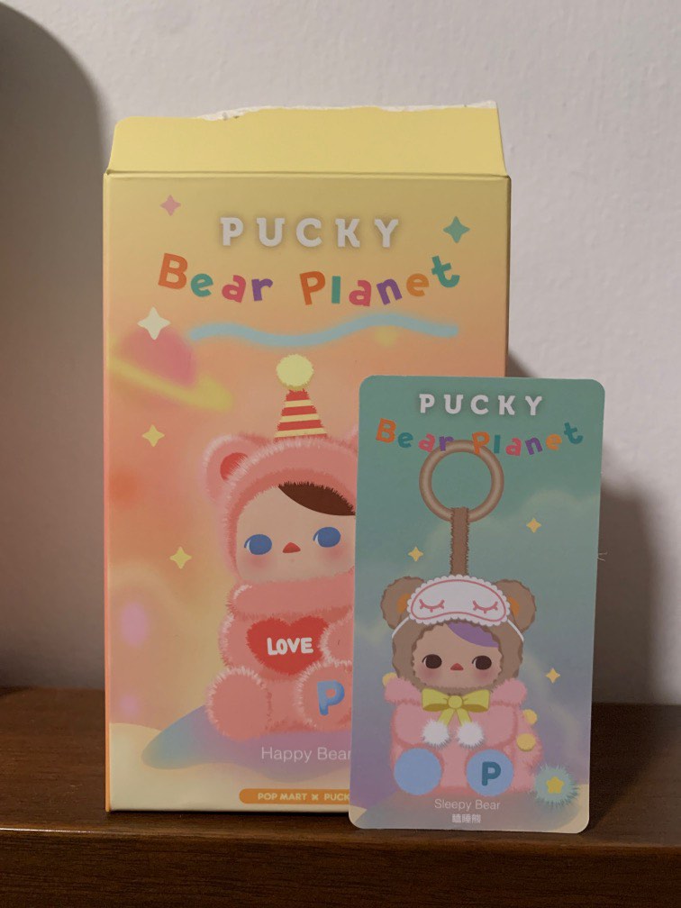 POPMART Pucky Bear Planet Secret Sleepy Bear, Hobbies & Toys, Toys ...