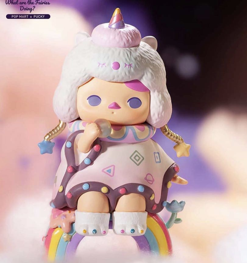 POPMART Pucky what are the fairies doing Rainbow Eater, Hobbies & Toys ...