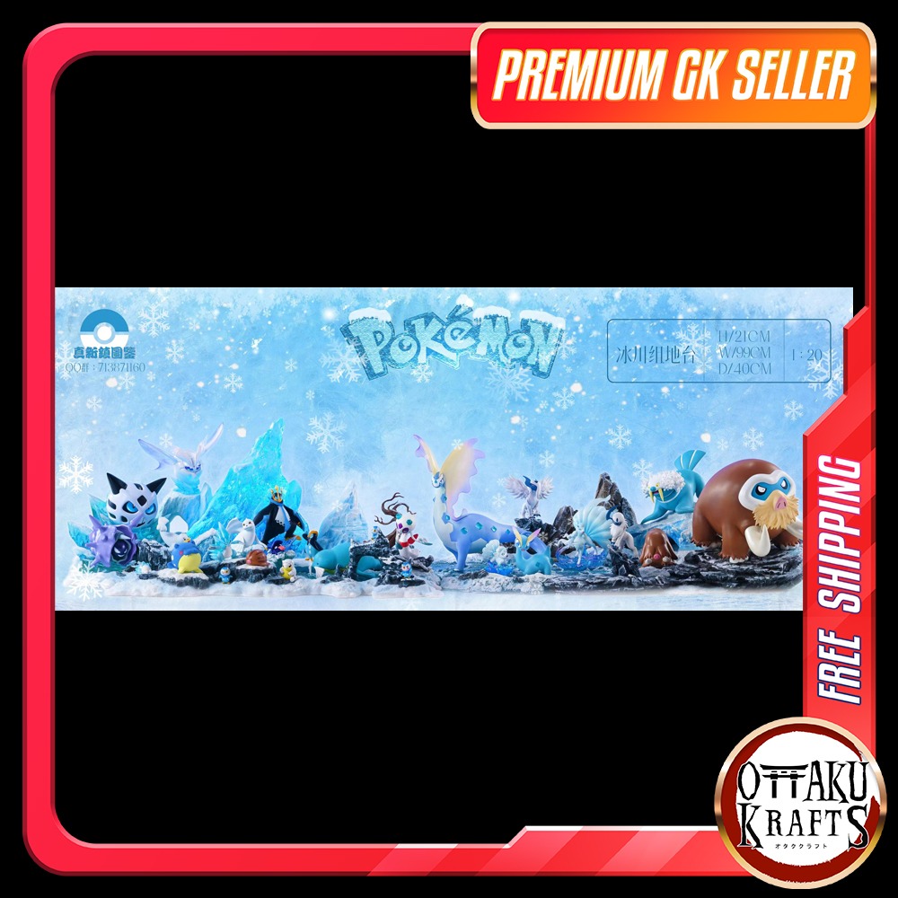 【PO】Pokemon Ice Character with Platform | Zhen Xin Zhen Studio ...