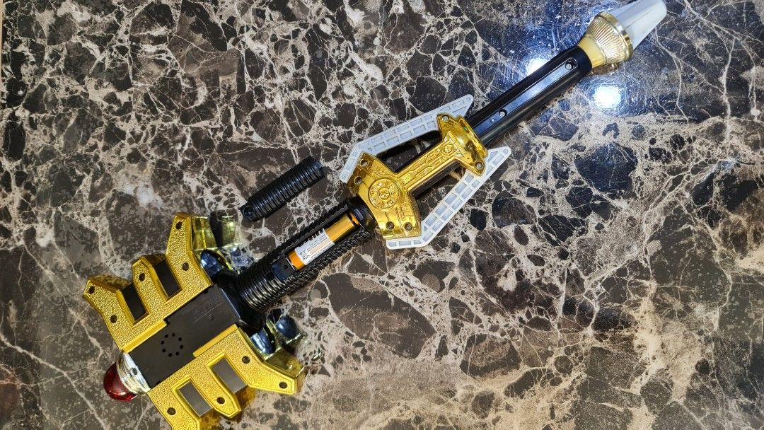Power rangers Zero rangers GOLDEN POWER STAFF bandai 1996, Hobbies ...