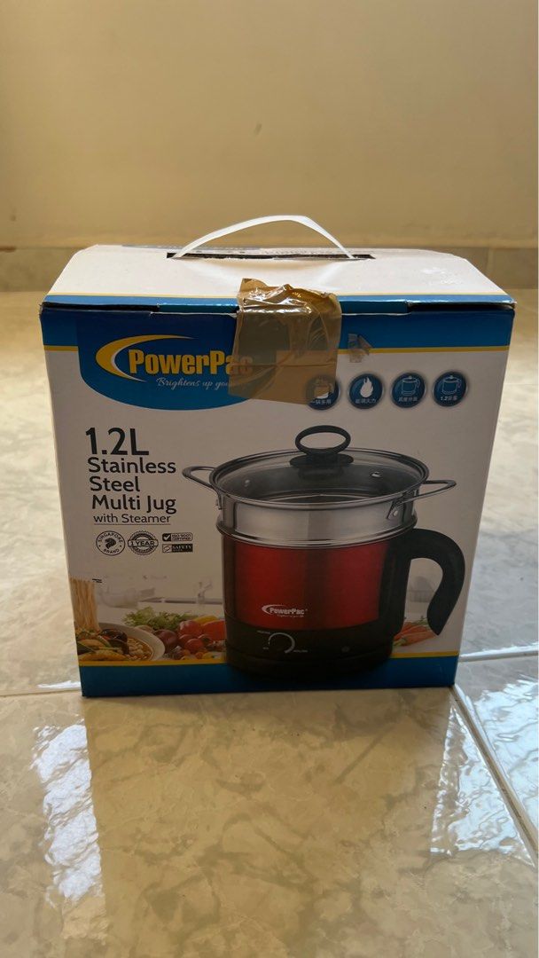 Powerpac multi jug with steamer, TV & Home Appliances, Kitchen ...