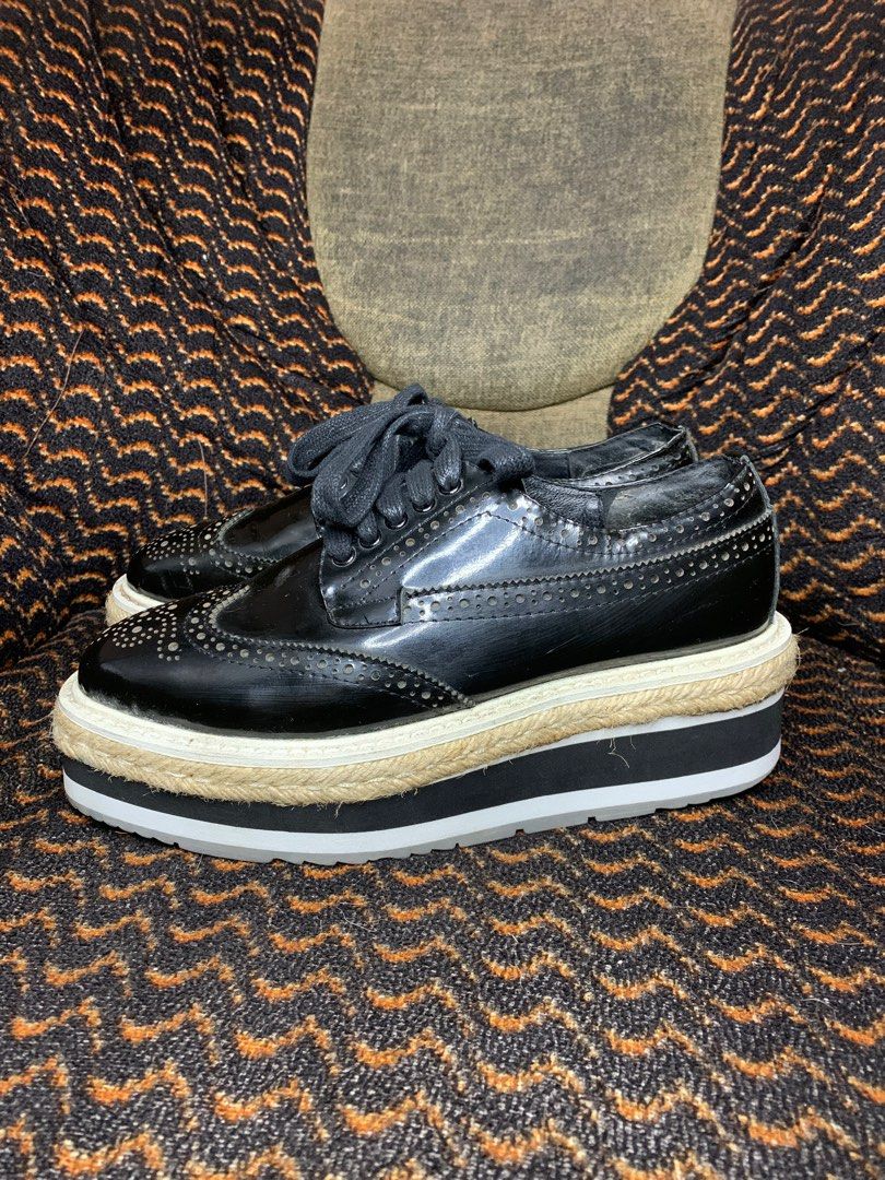 Prada Brogue Wingtip, Luxury, Sneakers & Footwear on Carousell
