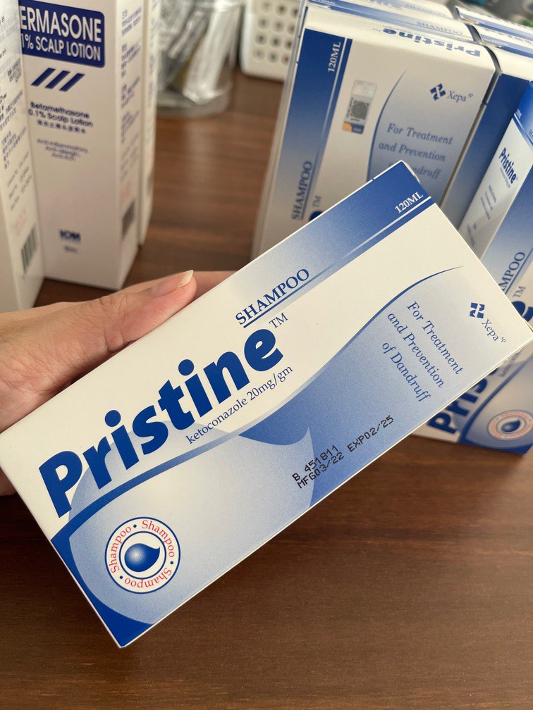 Pristine Shampoo for Dandruff Treatment/Prevention, Beauty & Personal ...