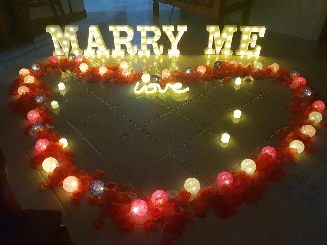 Proposal Decorations, Hobbies & Toys, Stationery & Craft, Occasions ...