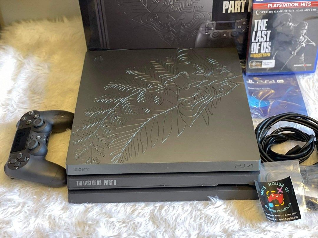PS4 PRO 1TB THE LAST OF US EDITION, Video Gaming, Video Game Consoles, PlayStation on Carousell