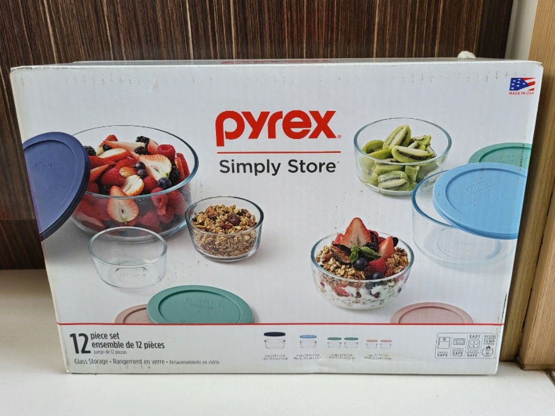 Pyrex Food glass container, Furniture & Home Living, Kitchenware ...