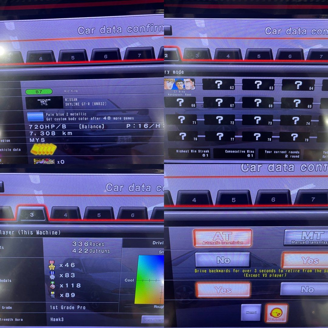 Rare AE86 HighEnd meter 9grade , wangan midnight/wmmt6rr, Video Gaming ...