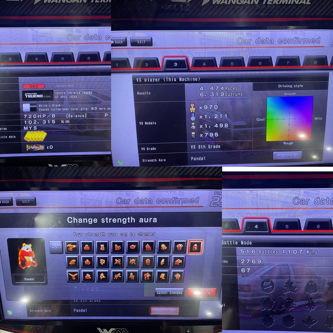 Rare AE86 HighEnd meter 9grade , wangan midnight/wmmt6rr, Video Gaming ...