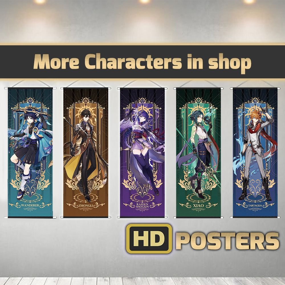 [READYSTOCK] Genshin Impact Posters Genshin Poster Genshin Impact ...