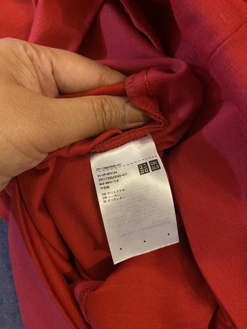 Red Uniqlo A-line dress, Women's Fashion, Dresses & Sets, Dresses on ...