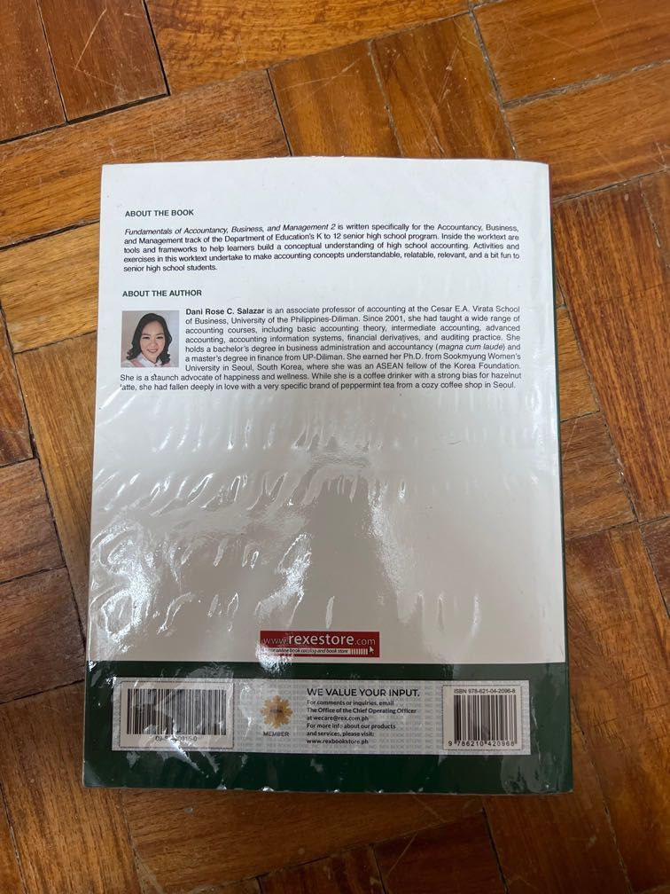 Rex Publishing Fundamentals of Accountancy Business and Management 2 ...