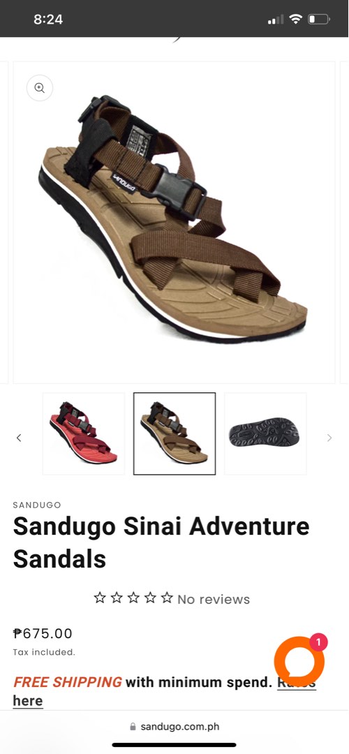 Sandugo Sandals, Women's Fashion, Footwear, Flats & Sandals on Carousell