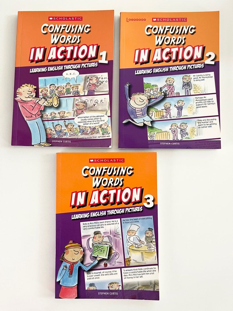 Scholastic - Confusing Words In Action 1, 2, 3, Hobbies & Toys, Books ...