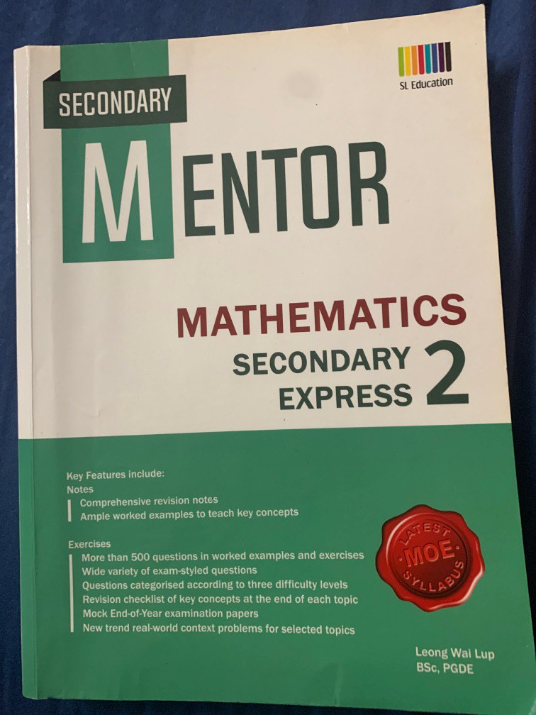 Secondary 2 maths assessment book, Hobbies & Toys, Books & Magazines ...