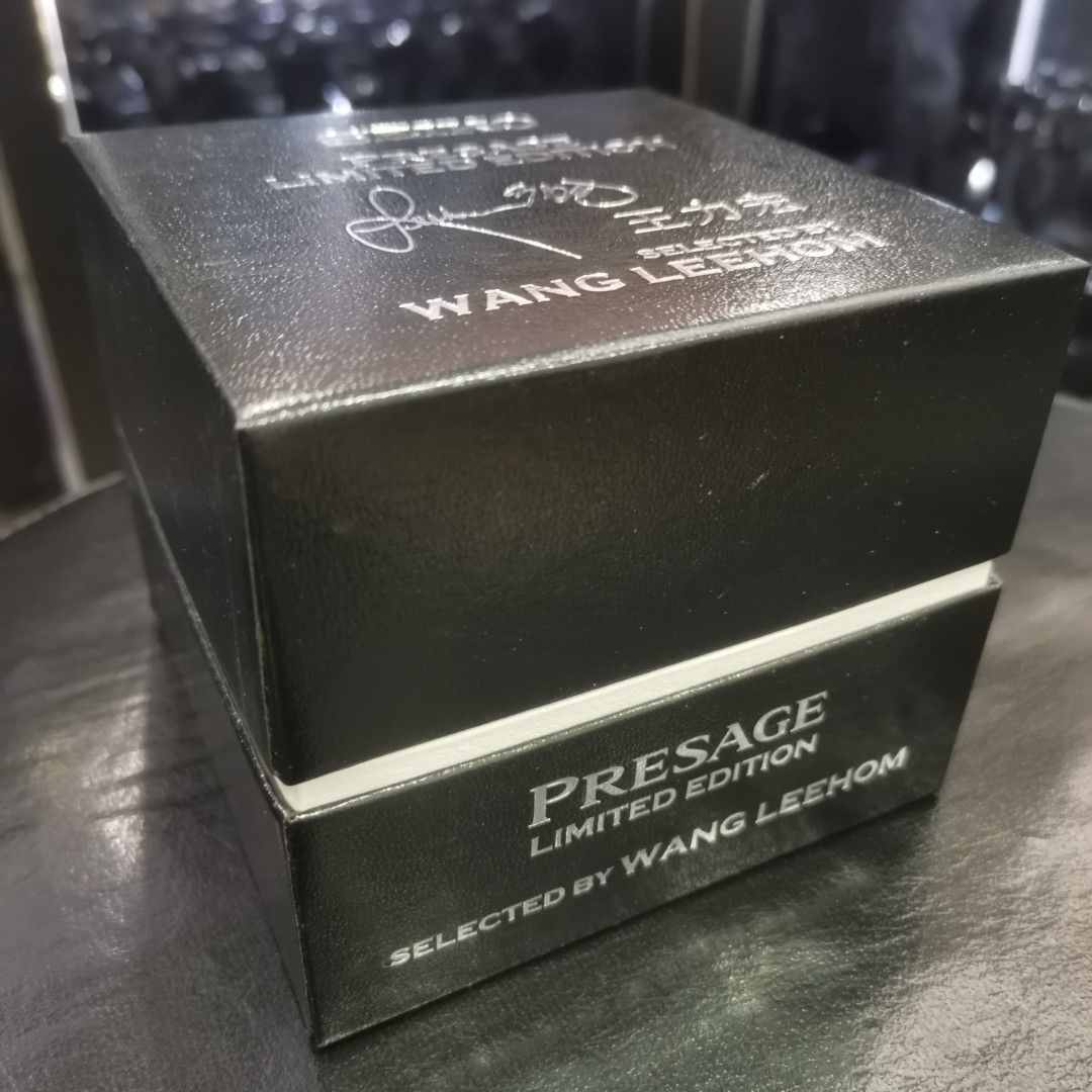 SEIKO BOX Presage Limited Edition WANG LEEHOM 王力宏, Men's Fashion ...