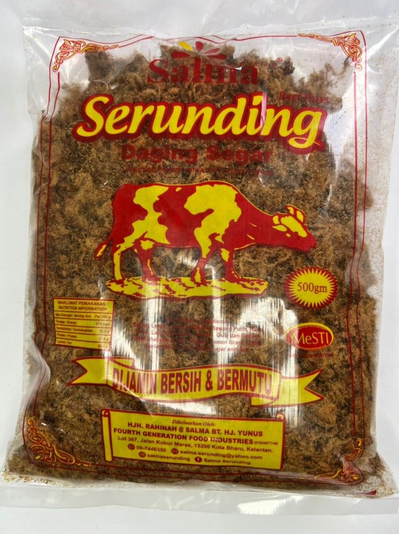 Serunding Daging Salma, Food & Drinks, Local Eats on Carousell