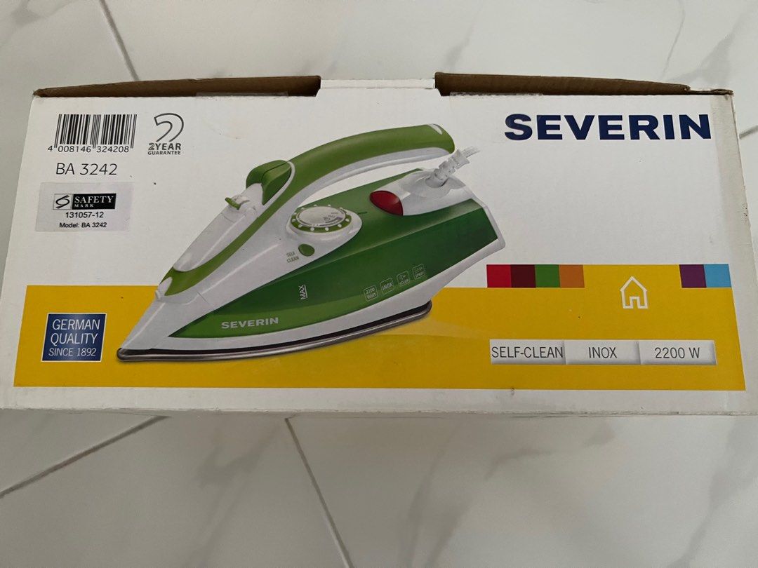 Severin Steam Iron, TV & Home Appliances, Irons & Steamers on Carousell