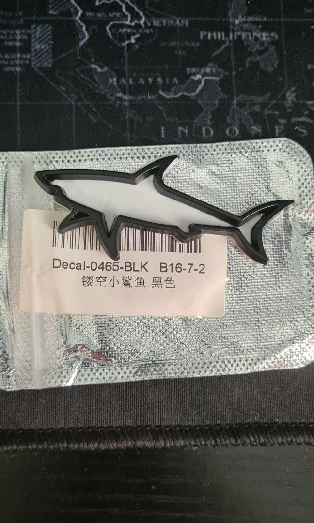 Shark decal, Car Accessories, Accessories on Carousell