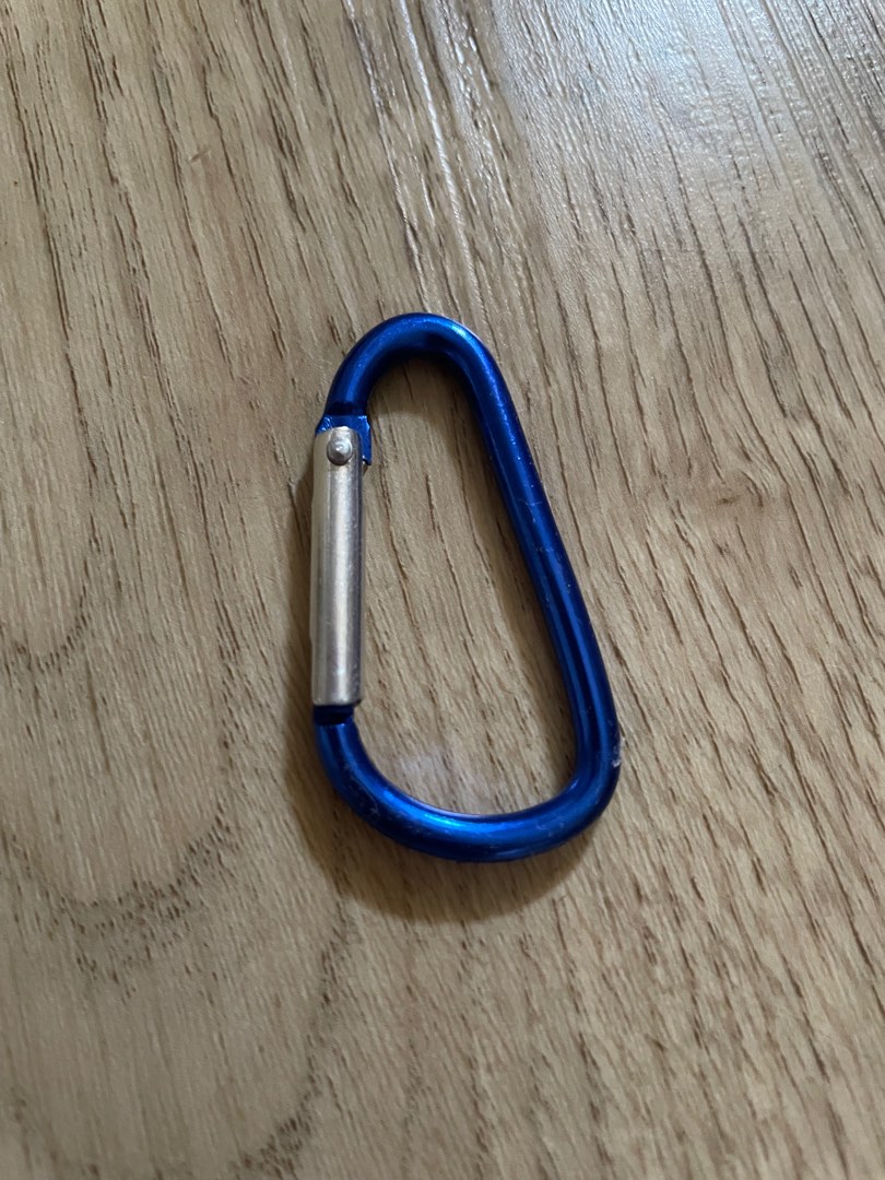 Shiny Blue Carabiner (small), Sports Equipment, Other Sports Equipment ...