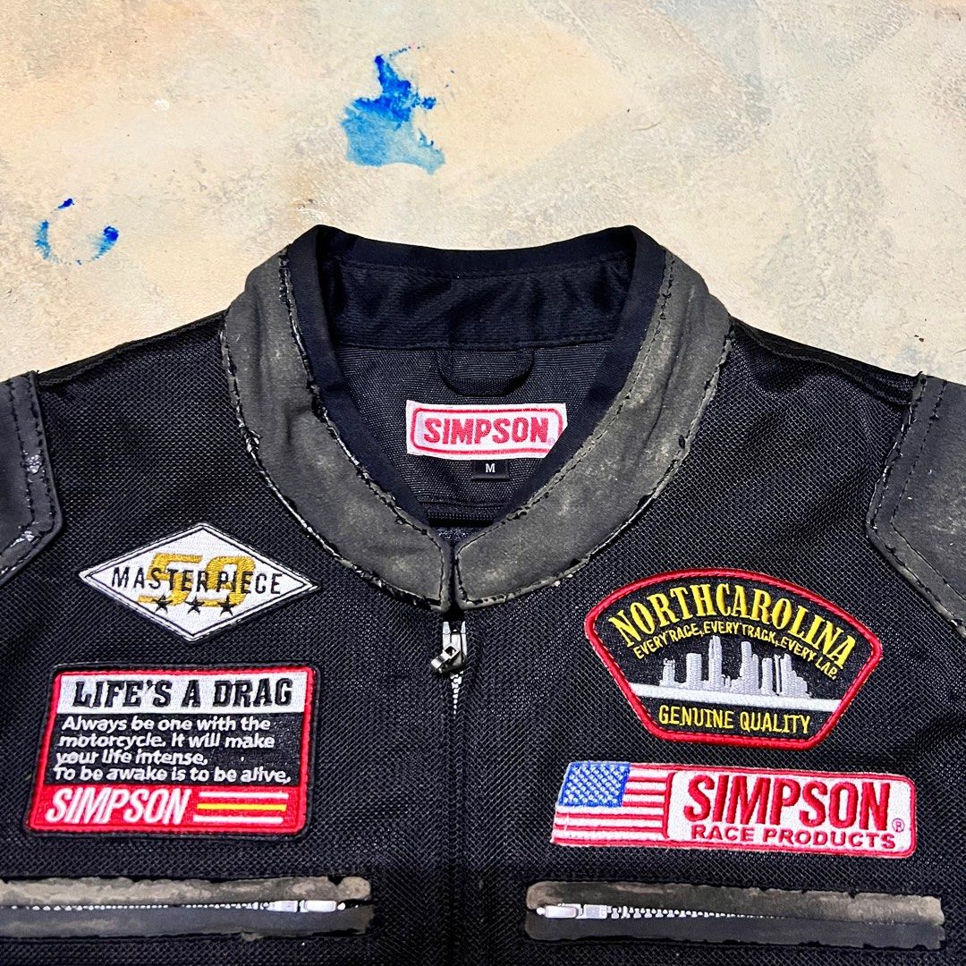 Simpson Racing Jacket, Men's Fashion, Coats, Jackets and Outerwear on ...