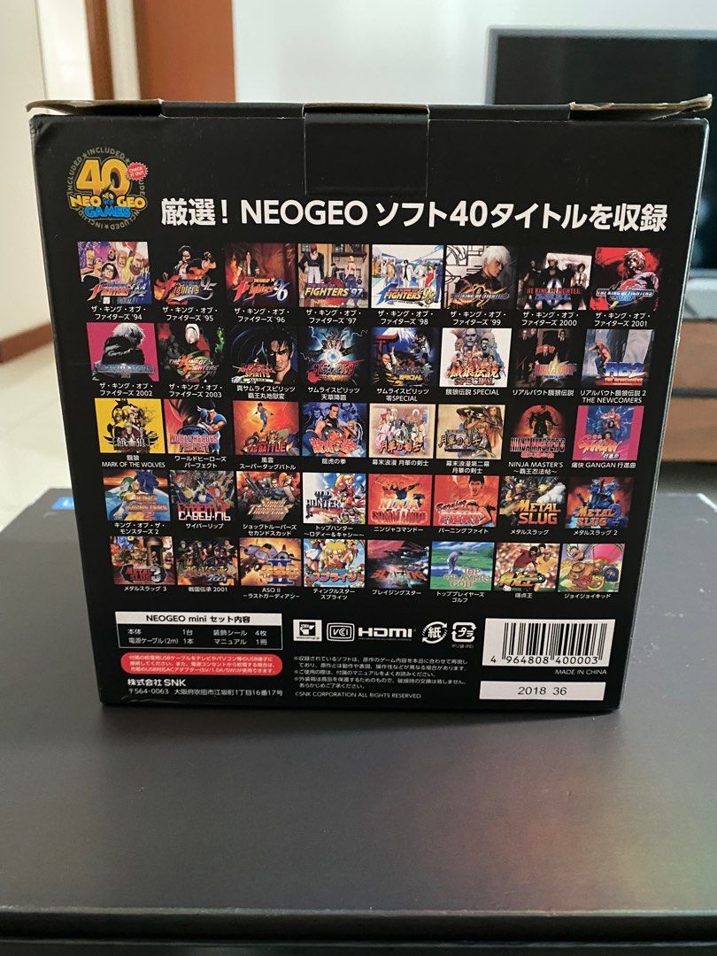 SNK NEOGEO Mini Console [Like New], Video Gaming, Video Game Consoles ...